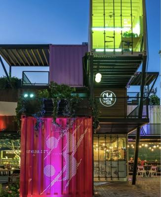 Cina Container prefabbricati staccabili Case per uffici Hotel Giardino Living Container House in vendita