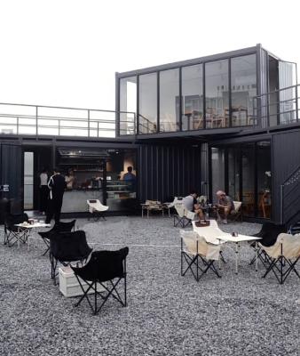 Cina Container prefabbricati staccabili Case per uffici Hotel Giardino Living Container House in vendita