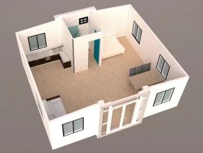 Cina Mobile Living Container House assemblato per casa prefabbricata portatile in vendita