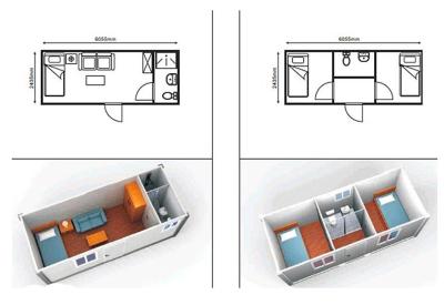 Cina Installazione veloce vantaggio assemblato fat pack contenitore casa per la casa moderna villa di lusso in vendita