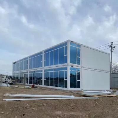 China Modulaire kleine kit set cabine container huis met snelle installatie voordeel sandwich paneel Te koop