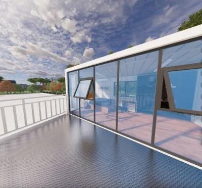 China Modulaire kleine kit set cabine container huis met snelle installatie voordeel sandwich paneel Te koop