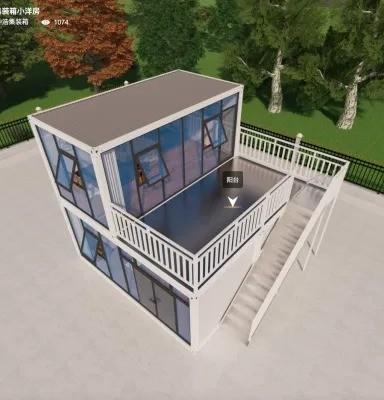 China Modulaire kleine kit set cabine container huis met snelle installatie voordeel sandwich paneel Te koop