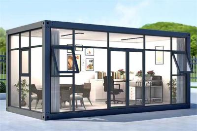 China Eenvoudige mobiele kamer zonnesalons buiten Flat Pack Container rechtstreeks van fabrikanten Te koop