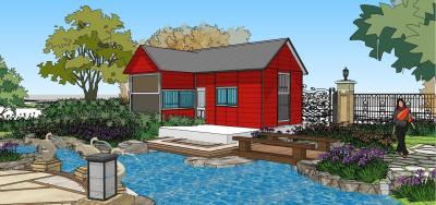 Cina Struttura in acciaio Modulare 40ft Flat Pack Container di spedizione Villa Casa per gli acquirenti finali in vendita