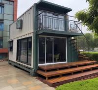 China Flat Pack Container with Insulation Fireproof Rock Wool Sandwich Panel in Customized Color for sale