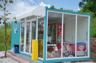 China Moderne Container-Portable House Flat Pack Klappbar schnelle Installation mit Stahltür zu verkaufen