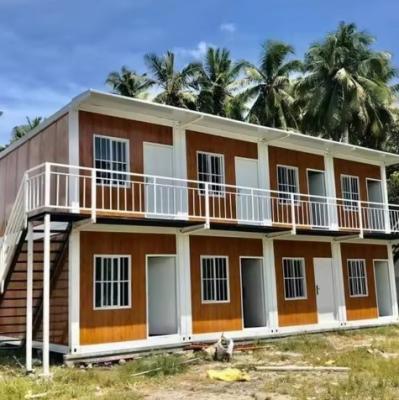 China Porta de aço Desmontável Modular Casa Prefabricada de vários andares Containers Casas Edifícios à venda
