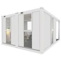 China Outdoor Mobile Living Container House Portable House Stackable Prefabricated for sale