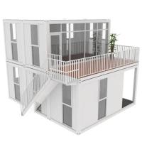 China Outdoor Mobile Living Container House Portable House Stackable Prefabricated for sale