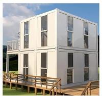 China Outdoor Mobile Living Container House Portable House Stackable Prefabricated for sale