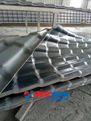 China Glazed PVC Tile Making Machine for Roofing Sheet 880mm/1040mm width for sale