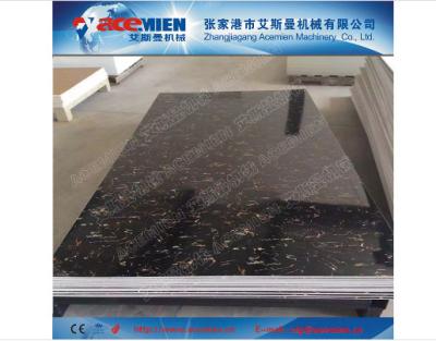 China Low cost nice outlook,PVC artificial Marble wall panel production line/making machine for sale