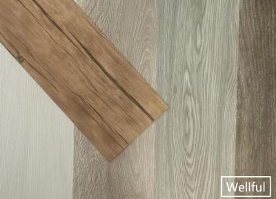 Cina il legno di lusso impermeabile posteriore asciutto della pavimentazione del vinile di 2.0mm ha impresso la resistenza al fuoco in vendita