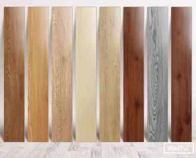 Cina Pavimenti in vinile LVT spessore 4 mm legno plancia design marrone chiaro per uso B2B in vendita