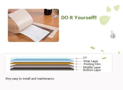 China 1.8mm Zelfklevende LVT Bevloering Te koop