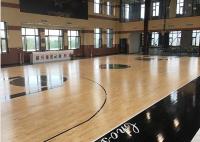 China 1.8m Width 5.0mm Thick Vinyl Gym Flooring Roll for Basketball Courts for sale