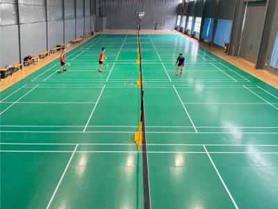 Cina 1,8 pavimentazione verde blu della palestra del vinile di larghezza 5.0mm del tester in vendita