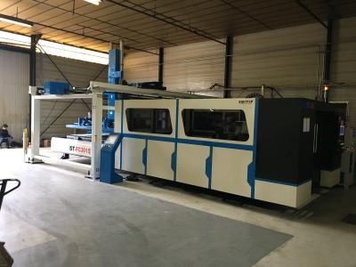 China Fiber Automatic Laser Cutting Machine For Stainless Steel Brass Aluminium for sale