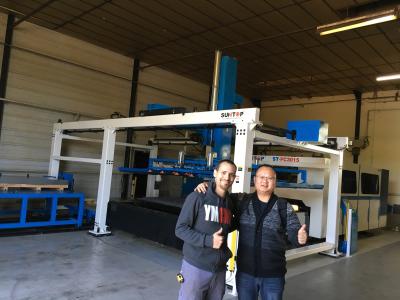 China 4kw Automatic Sheet Metal Cutting Machine High Performance Stable Operating for sale