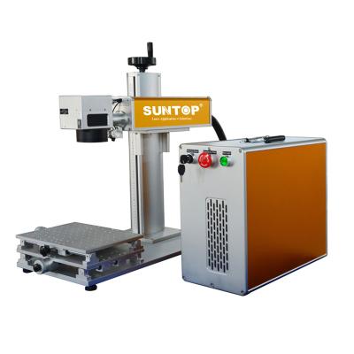 China Rotary Gold And Silver Portable Laser Marking Machine Multi Power Optional for sale
