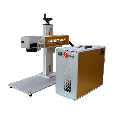 China Aluminium Portable Laser Marking Machine / Portable Laser Cutter Small Drilling for sale