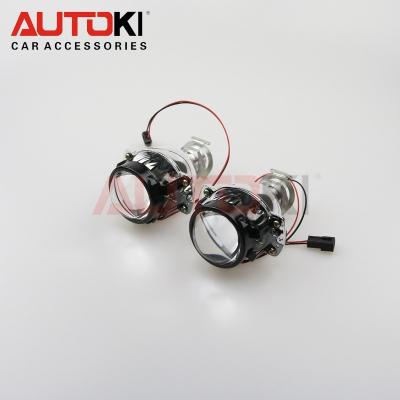 China Autoki 1.8 inch Mini Bi xenon Projector Lens Motorcycle Lights H1 H7 Xenon Hid Headlight for sale