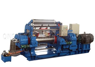 Cina Macchina di gomma a 16 pollici del frantumatore di due rulli con velocità del rotolo 0-40rpm in vendita