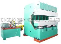 China Precured Tyre Tread Vulcanizing Making Machine 500T / Customized Clamping Force for sale