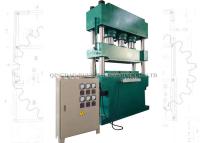 China Column Type Rubber Moulding Machine / Rubber Mold Vulcanizer PLC Control for sale