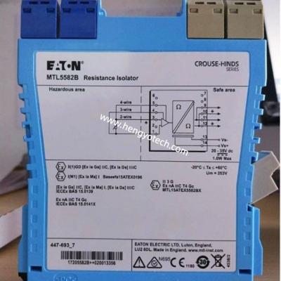China MTL5582B MTL Safe Barrier Intrinsic Safety Isolators Resistance Isolator for sale