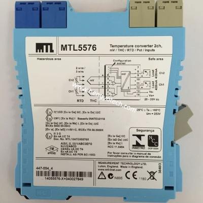 China MTL5576THC MTL Intrinsic Safety Isolators Temperature Converter Safe Barrier for sale