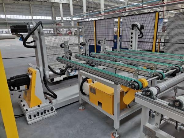 High Speed Solar Glass Loading Machine for Glass Machinery Horizontal Structure 12 Months