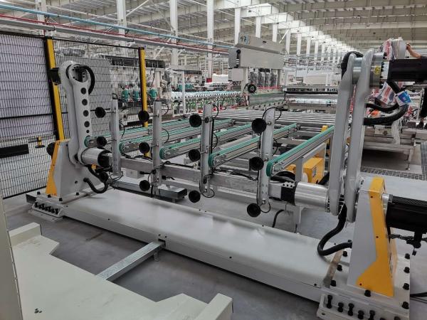 High Speed Solar Glass Loading Machine for Glass Machinery Horizontal Structure 12 Months