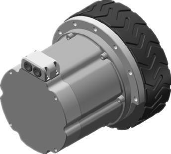 Vertical Installation 14KG 176mm Integrated Drive Wheel for Logistics/Warehouse Agv
