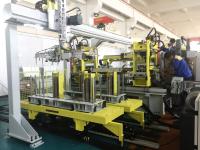 China Semi Automatic Washing Machine Drum Assembly Line 25s Cycle 5 Workers for sale