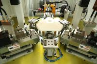 China Front Loading Washing Machine Drum Assembly Line 25s Cycle 490mm Diameter for sale