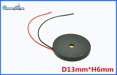 China Black Wire Alarm Small Piezo Buzzer 3 Volt Piezoelectric Transducer 4000Hz for sale