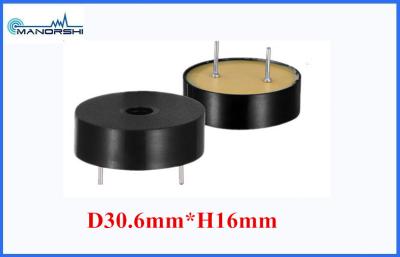 China Industrial Self Drive Piezo Buzzer 9V DC , Black Panel Mount Buzzer for sale