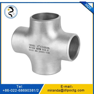 China Welded Forged Alloy Steel Pipe Cross 150mm For Steel Pipe Fittings for sale
