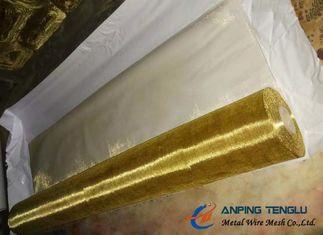 China Brass Woven Wire Mesh, Popular With Approximately 65% Copper, 35% Zinc for sale