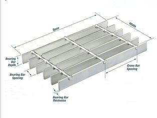 China Stainless Steel Grating with SS304/316, 40mm×100mm(Center to Center) for sale