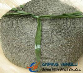 China 60 Openings in 150mm Width, Metal Knitted Wire Mesh With 0.1-0.3mm Wire for sale