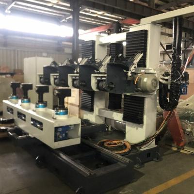 China Precision Machining 6 Axes Four Stations Buffing And Polishing Machine For Brass Pipe Fittings for sale