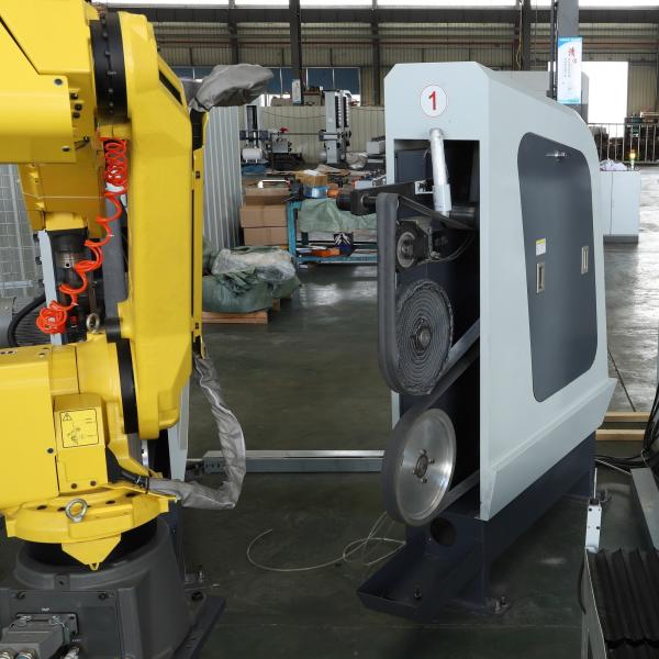 Αλέθοντας μηχανή ρομπότ FANUC ευφυής για τη στίλβωση στροφίγγων
