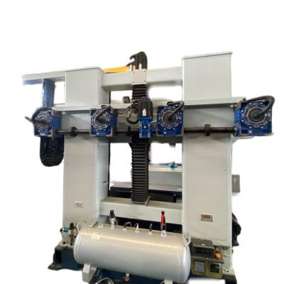 China Digital Control Multiple Stations Automatic Polishing Machine For Door Handle Household Parts for sale