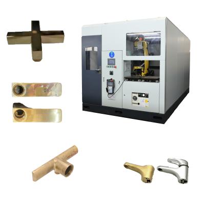 China Equipamento robótico de moagem e polimento para torneiras Máquinas de limpeza de portas Contadores de água Rodas de automóveis Válvulas de ângulo E fundições de hardware à venda