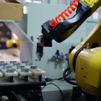 China ABB Robotic Grinding Machine with Automatic Position Compensation for sale