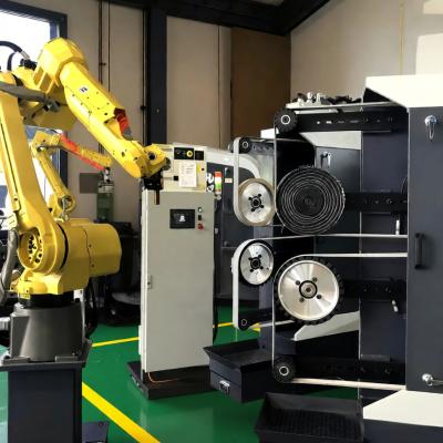 China High Precision Motorcycle Metal Component Grinding Robotic Aluminum Alloy Polishing Solution For Surface Treatment for sale