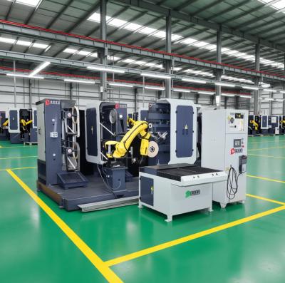 China High Efficiency Aluminum Castings Deburring Machine Smart Metal Components Grinding Robotic Polishing System With Force Control for sale